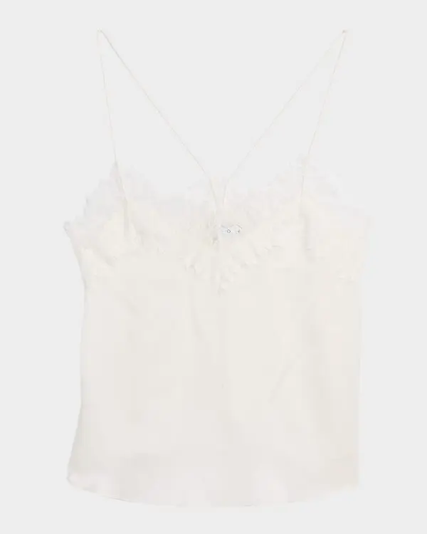 IRO PARIS Silk Camisole Top - White