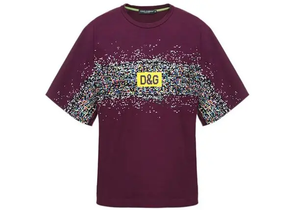 Dolce & Gabbana Pixel Logo T-shirt
