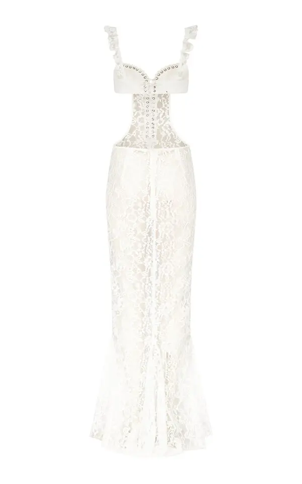 chinese dress ladies Oscar de la Renta Floral Guipure Lace Dress – Runway Catalog main image 0