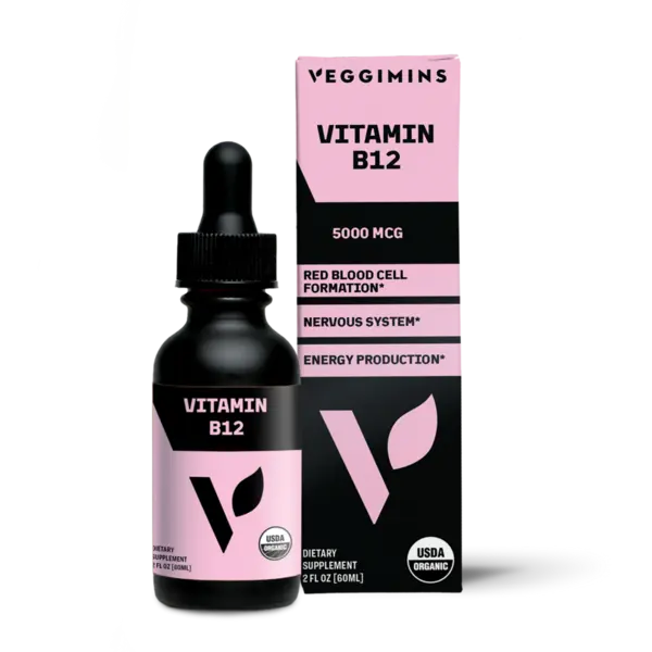 VEGGIMINS Organic Vegan Vitamin B12 - One-color