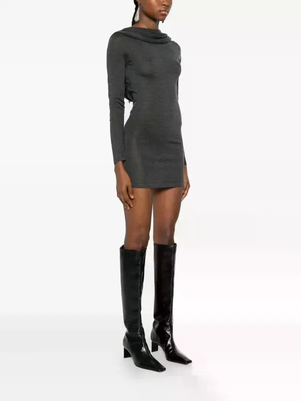 AYA MUSE Long-sleeve Mini Dress