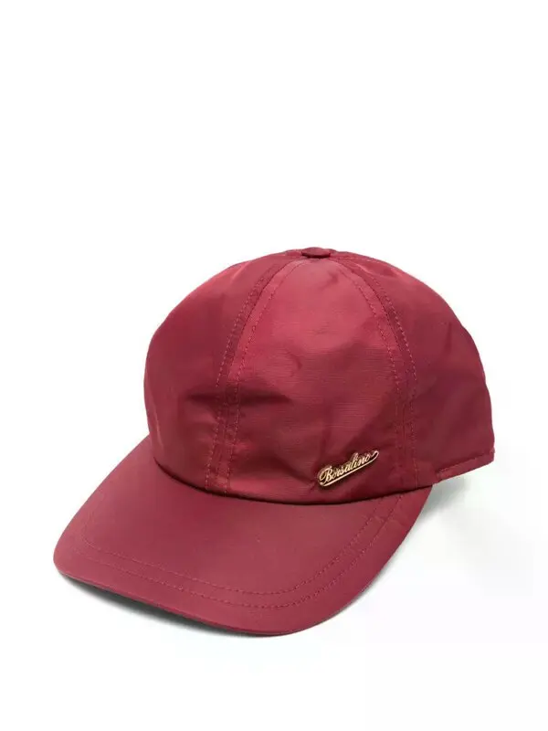 Borsalino Logo-appliqué Cap - Red