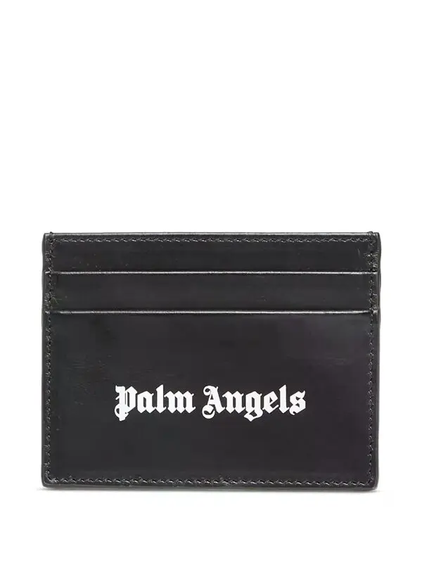 Palm Angels Logo-print Cardholder - Black