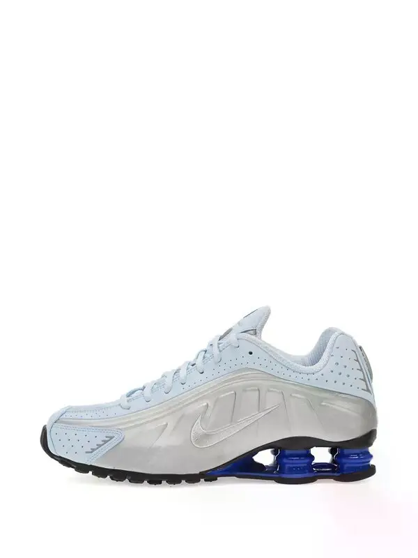 Nike Shox R4 Perforated Sneakers - Blue
