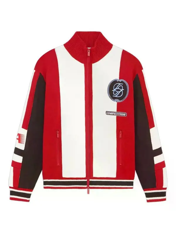 Drole De Monsieur La Maille Zippée Racing Cardigan