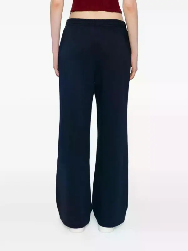 REFORMATION Kira Wide Leg Track Pants - Blue