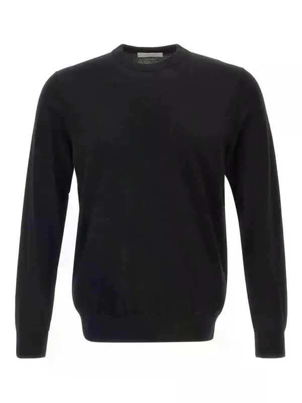 DIKTAT Crew Neck Ribbed Sweater