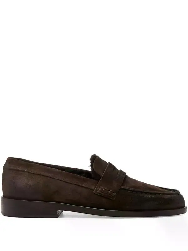 Marsèll Mocasso Panelled Loafers - Brown
