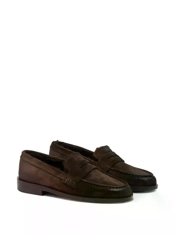 Marsèll Mocasso Panelled Loafers - Brown
