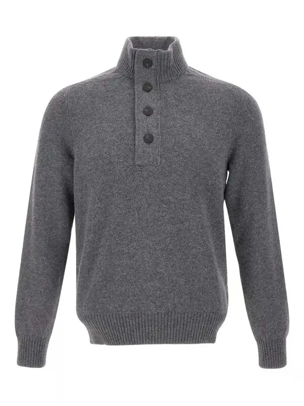 GRAN SASSO Button-placket Wool Sweater