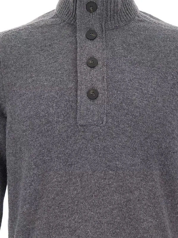 GRAN SASSO Button-placket Wool Sweater