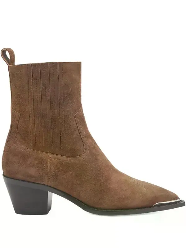 POTAMY Suede Ankle Boots