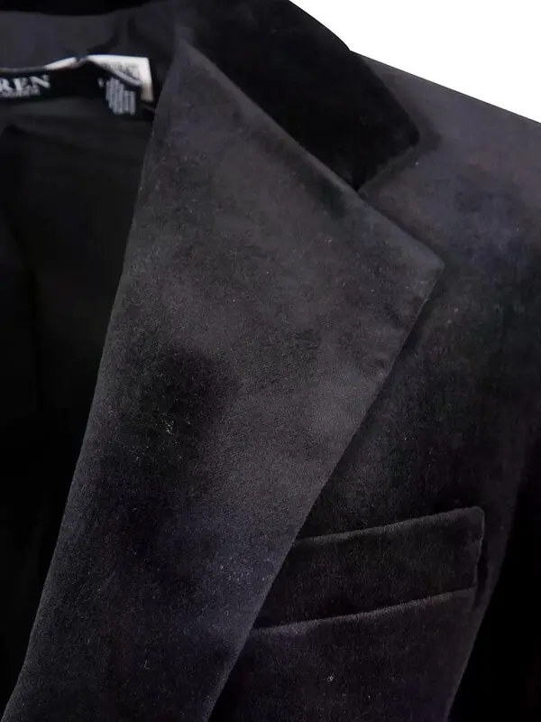 Ralph Lauren Velvet Single-breasted Blazer