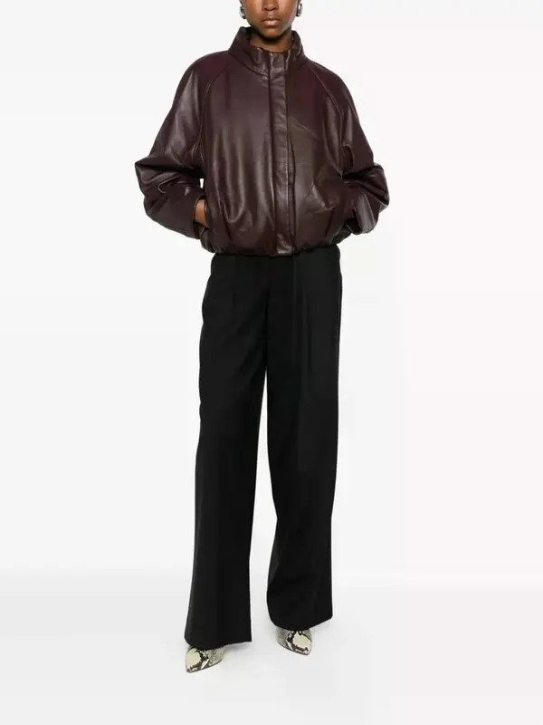 IRO PARIS Raglan-sleeve Leather Jacket