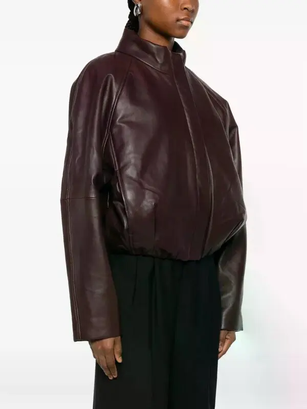 IRO PARIS Raglan-sleeve Leather Jacket