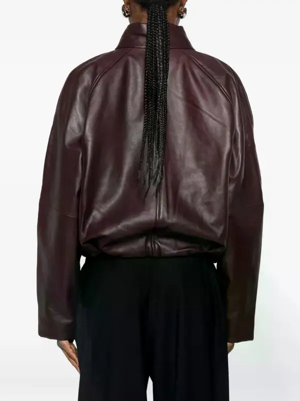 IRO PARIS Raglan-sleeve Leather Jacket