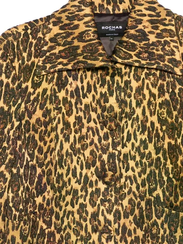 Rochas Animal-print Jacket