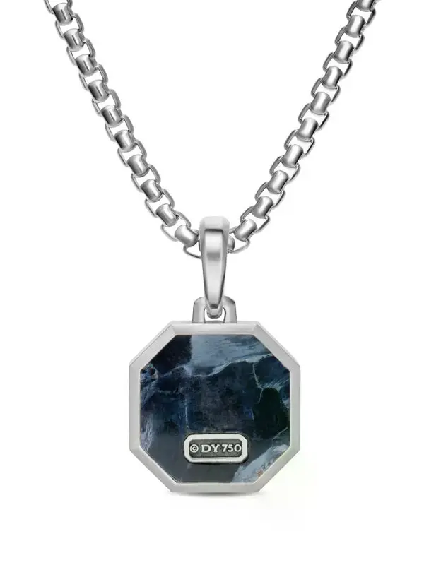 David Yurman Sterling Pietersite Amulet Pendant - Silver