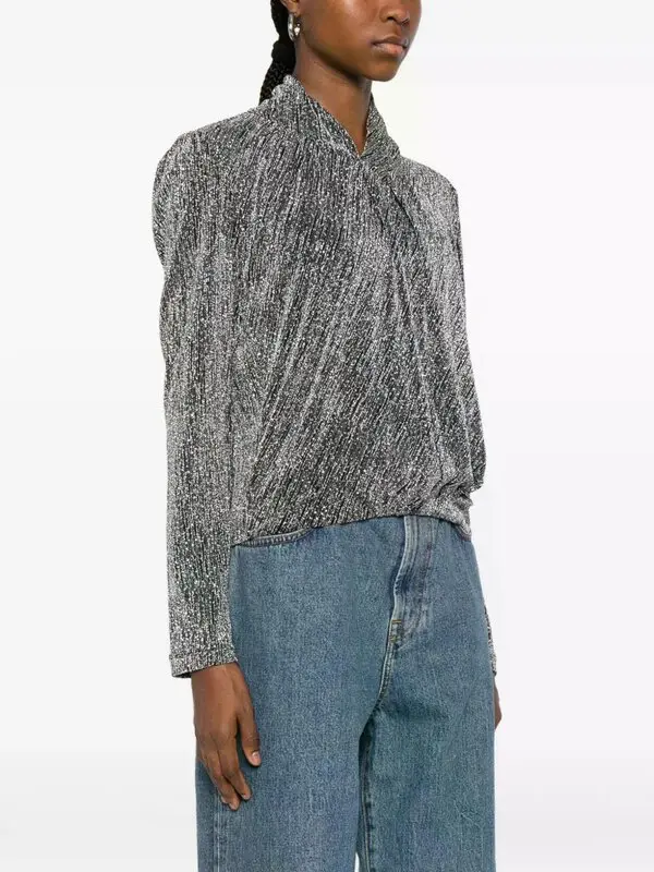IRO PARIS Metallic Effect Sweater