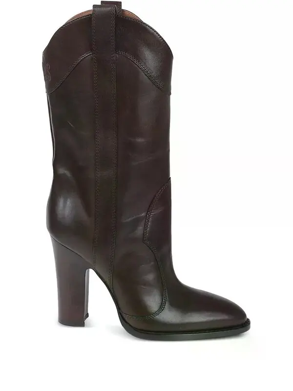 Paris Texas Pointed-toe Leather Boots