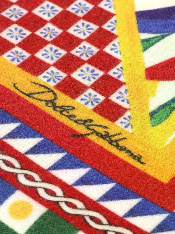 Dolce & Gabbana Patterned Blanket