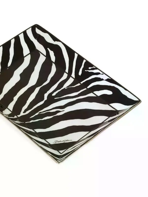 Dolce & Gabbana Zebra Porcelain Trinket Tray