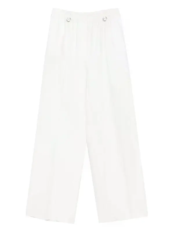MEDEEA Ring-embellished Pleated Trousers