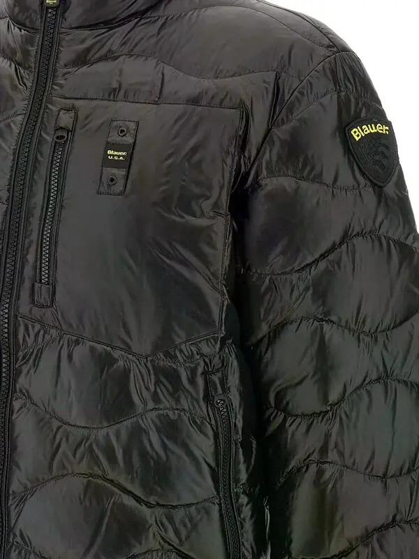 BLAUER. Quilted Bomber Jacket