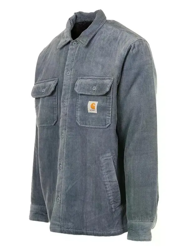 Carhartt Work In Progress Whitsome Corduroy Pocket-chest Shirt - Blue