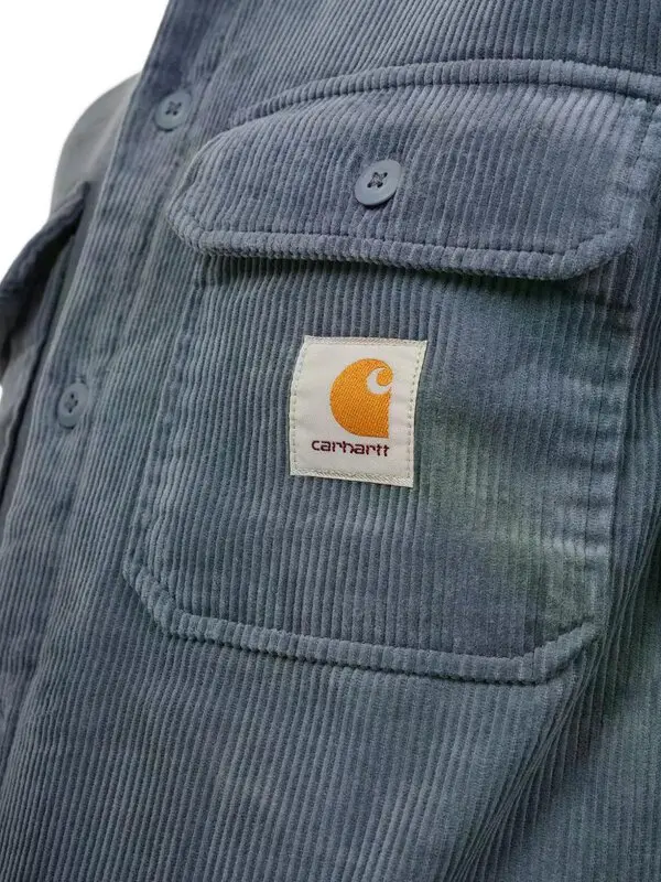 Carhartt Work In Progress Whitsome Corduroy Pocket-chest Shirt - Blue