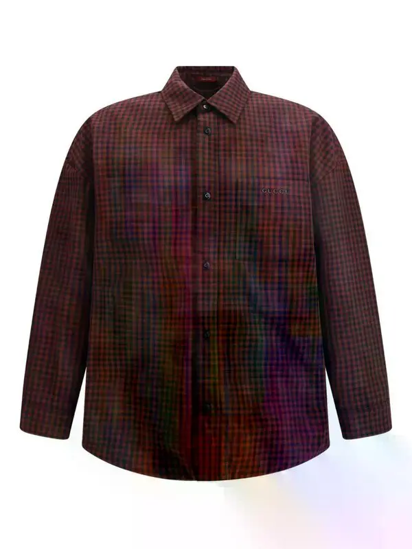 Gucci Check-pattern Cotton Overshirt