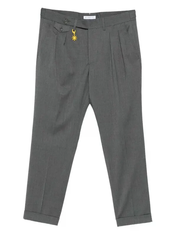 MANUEL RITZ Pleated Wool Trousers
