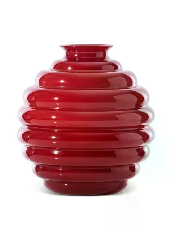 VENINI Ceramic Vase - Red