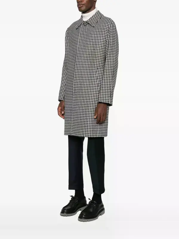 MANUEL RITZ Houndstooth Pattern Coat