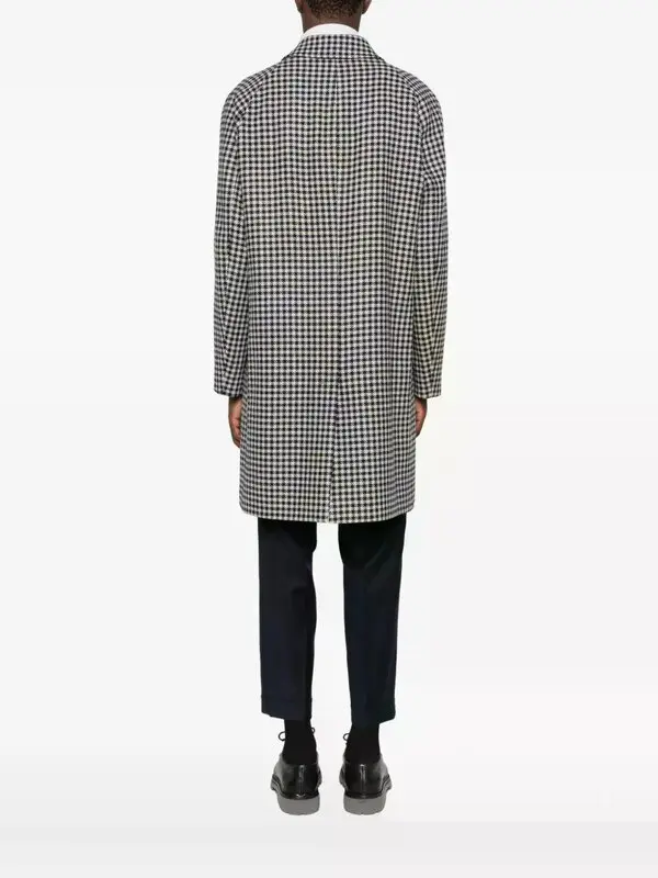 MANUEL RITZ Houndstooth Pattern Coat