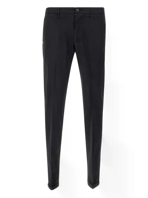 RE-HASH Turn-up Hem Trousers - Black