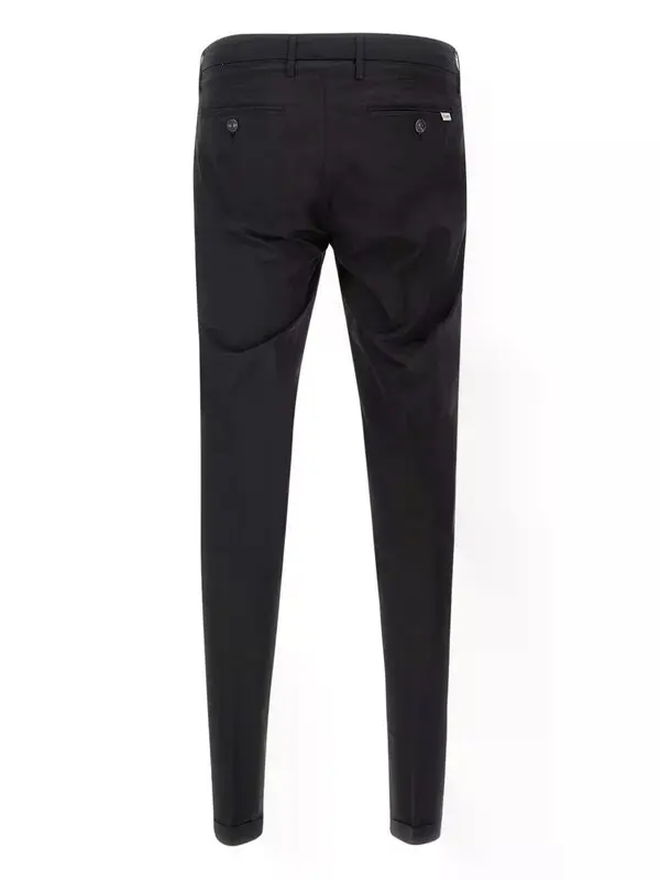 RE-HASH Turn-up Hem Trousers - Black