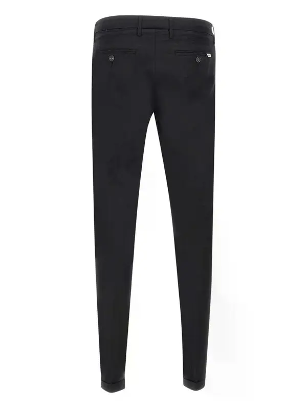 RE-HASH Turn-up Hem Trousers - Black