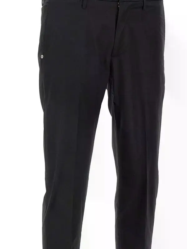 RE-HASH Turn-up Hem Trousers - Black