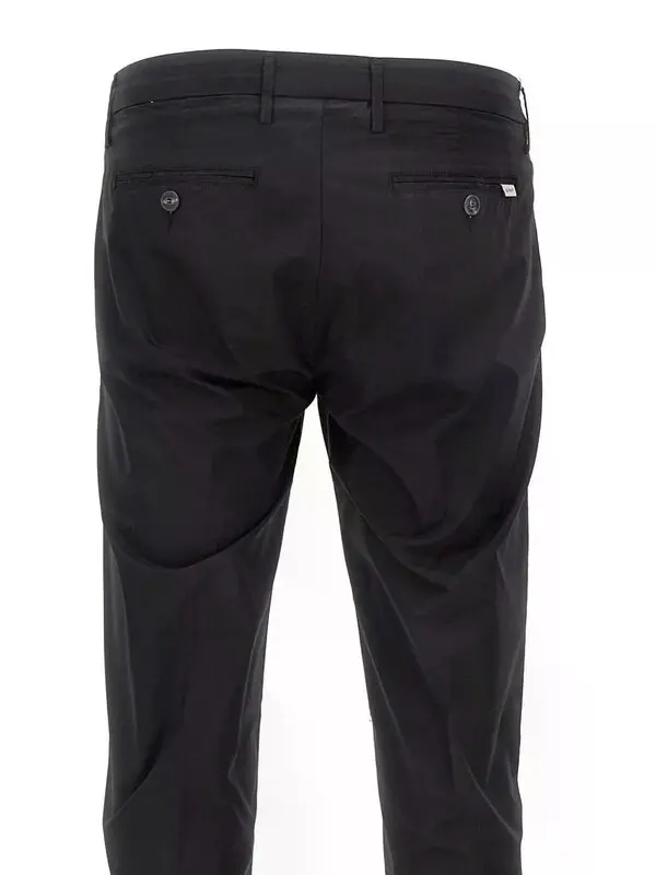 RE-HASH Turn-up Hem Trousers - Black