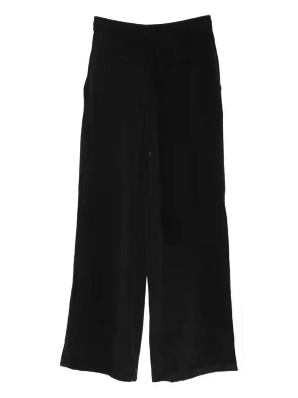JACOB LEE Silk Trousers - Black