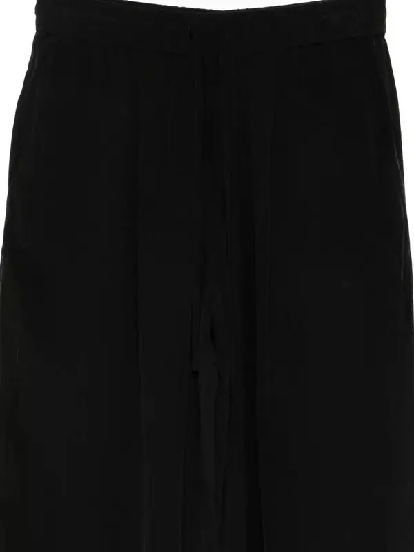 JACOB LEE Silk Trousers - Black