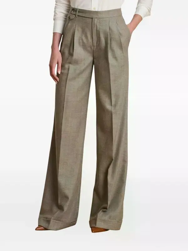 Ralph Lauren Pleated Wool Trousers