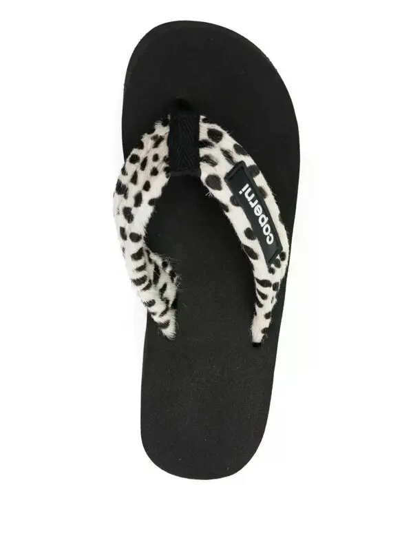 Coperni 95mm Rubberized Logo Sandals - Neutrals