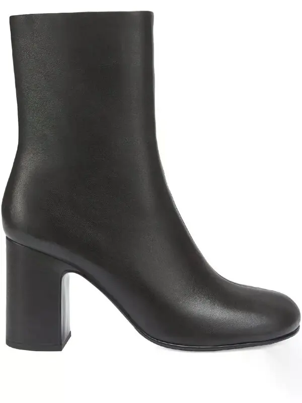 POTAMY Leather Ankle Boots