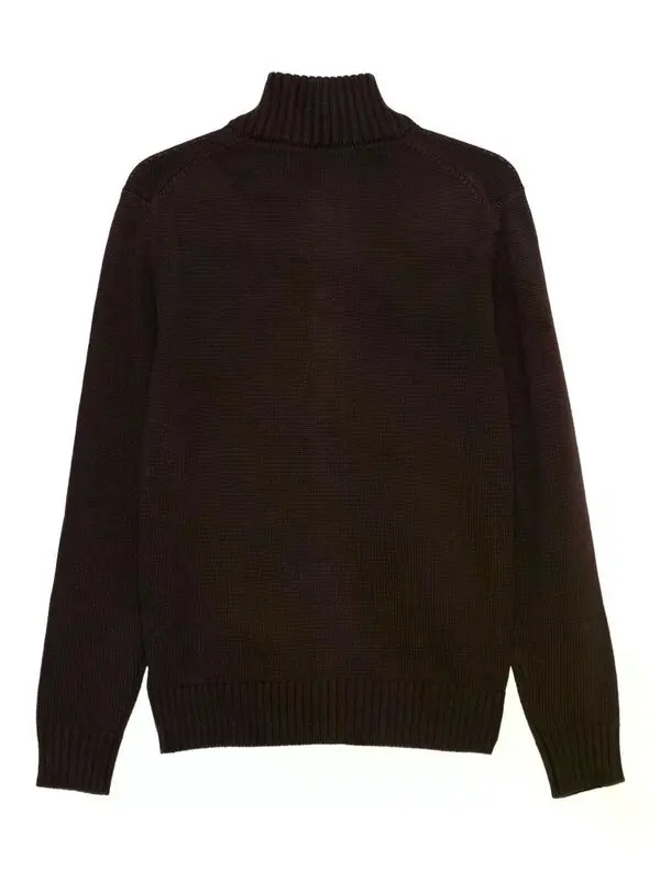ZANONE Button-down High-neck Cardigan - Brown