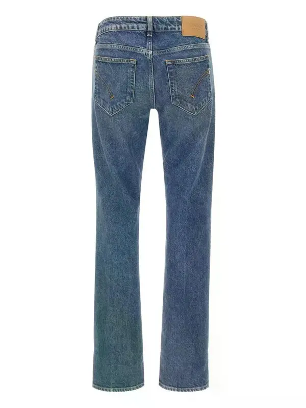 DONDUP Five-pocket Jeans With Logo - Blue