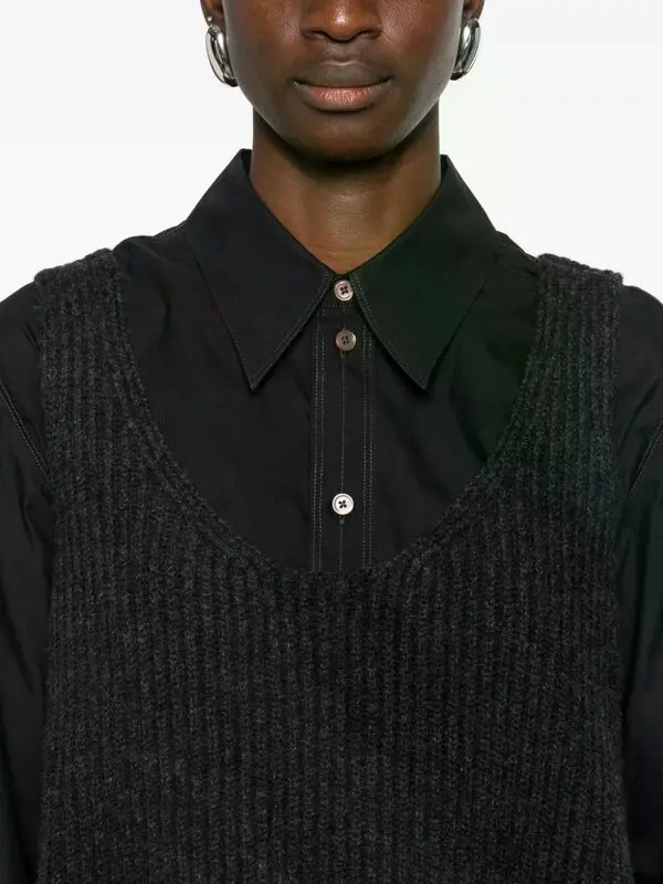 Christian Wijnants Ribbed Knit Vest