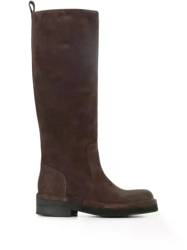DEL CARLO Suede Knee High Boots