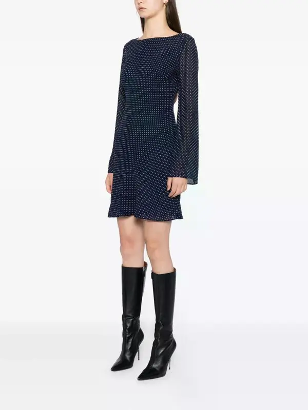 REFORMATION Esra Mini Dress - Blue